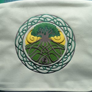 Tree of Life Bag, Tree Bag, Tree of Life Messenger Bag Cotton Canvas ...