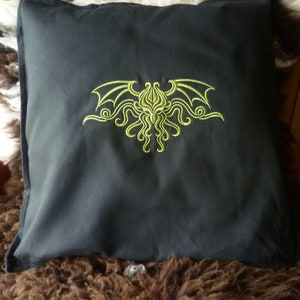 Cthulhu Cushion Cover, Cthulhu Pillow Cover Embroidered Pillow Case ...
