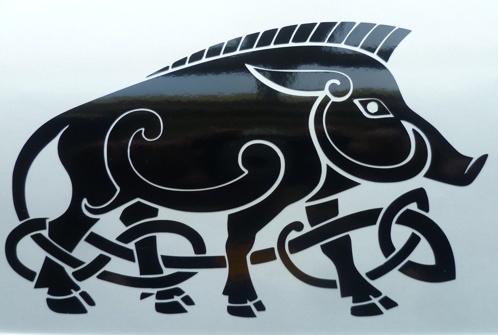 BOAR Sticker Knotwork Boar Arduinna Car Sticker Decal for - Etsy UK