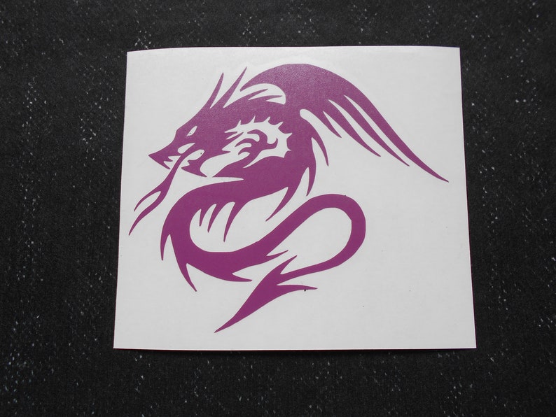 Dragon Sticker Dragon Car Sticker Dragon Decal Dragon - Etsy