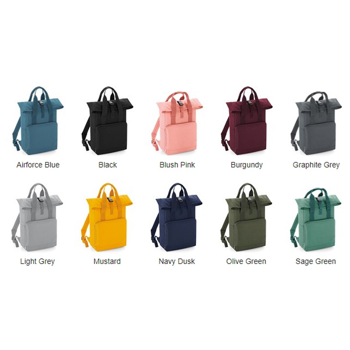 Smoky Dragon Roll-top Rucksack Backpack Embroidered Dragon - Etsy UK