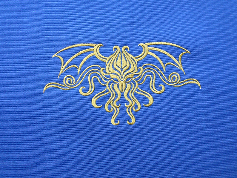 Cthulhu Cushion Cover Cthulhu Pillow Cover Embroidered Pillow | Etsy