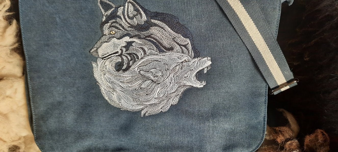 Wolf Bag Wolves Bag Wolf Messenger Bag Wolf Crossbody Bag | Etsy