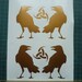 Ravens Sticker Nordic Hugin & Munin Odin Car Sticker - Etsy UK