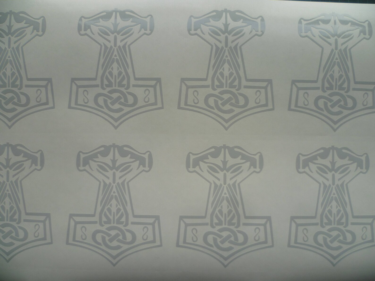 Thor's Hammer Sticker Mjolnir Sticker Thor's Hammer | Etsy