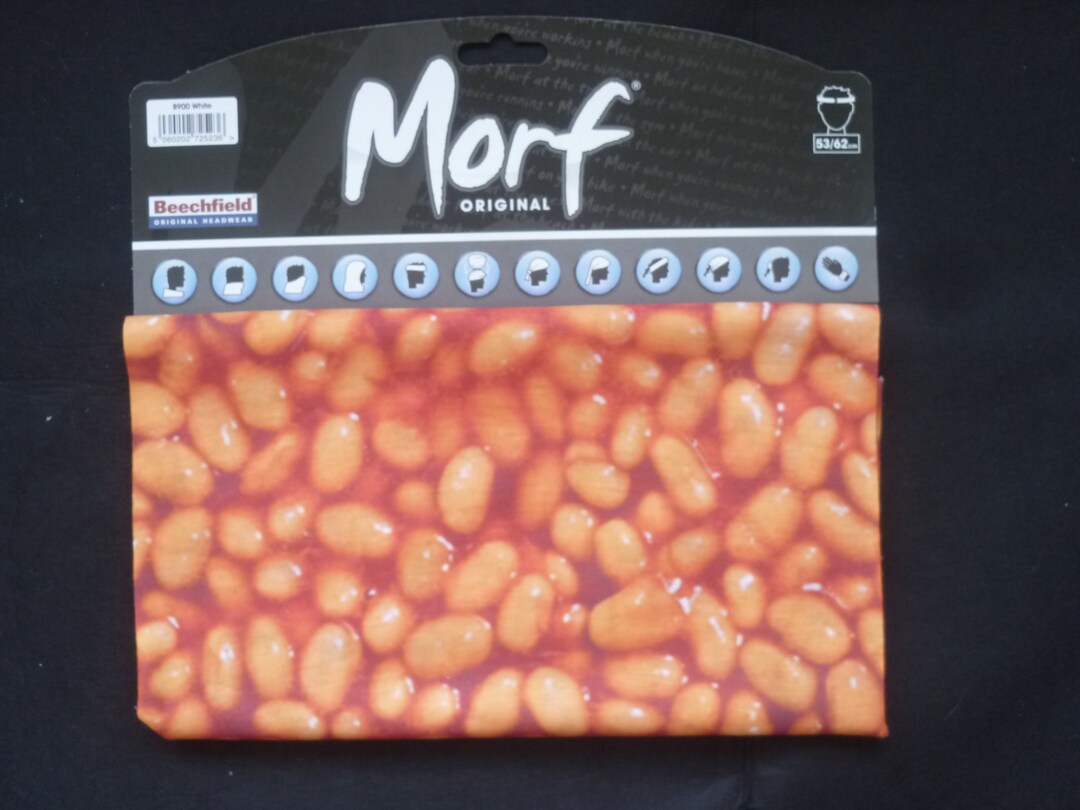 ADULT BAKED BEAN Face Cover, Food Face Cover, Bandana, Fbeans, Face ...