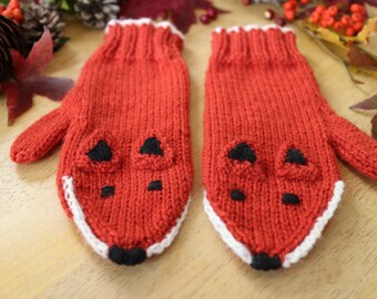 Animal mittens | Etsy