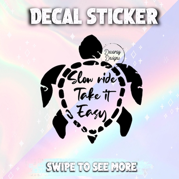Turtle Decal - Etsy