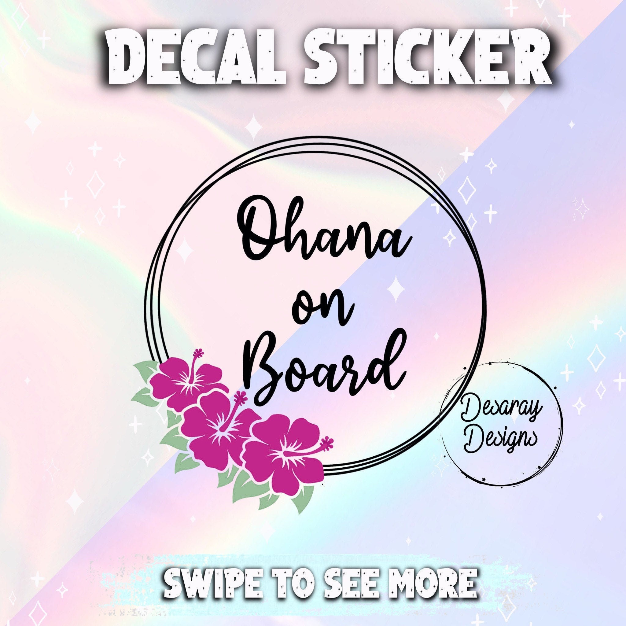 Ohana Car Sticker