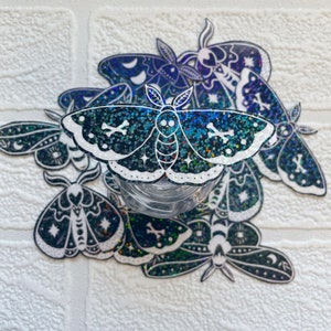 Moth Stickers - Stickers - Waterproof Stickers - Lunar Stickers ...