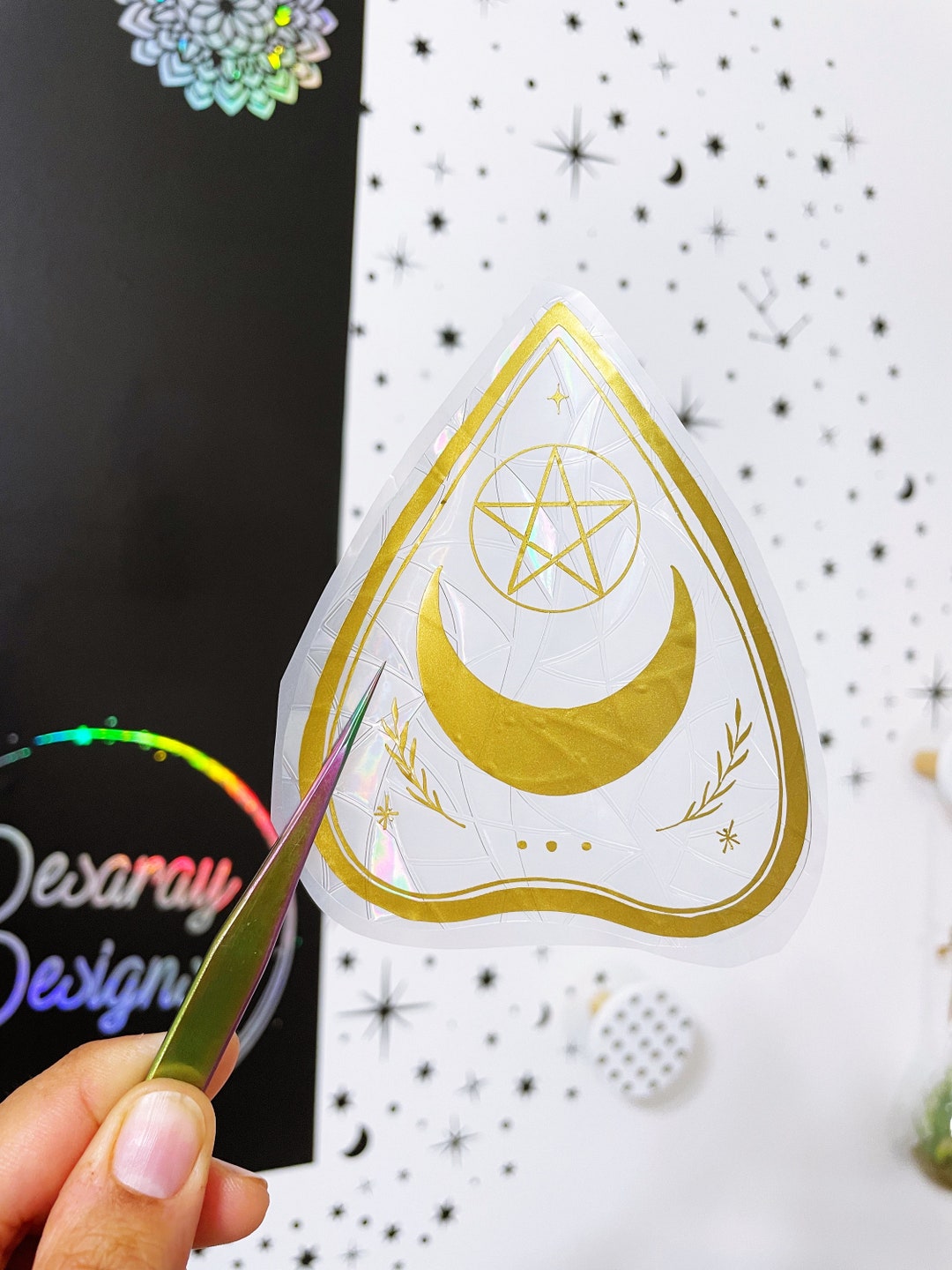 Planchette Suncatcher - Holographic Rainbow Window Film, Bird Safety - Etsy