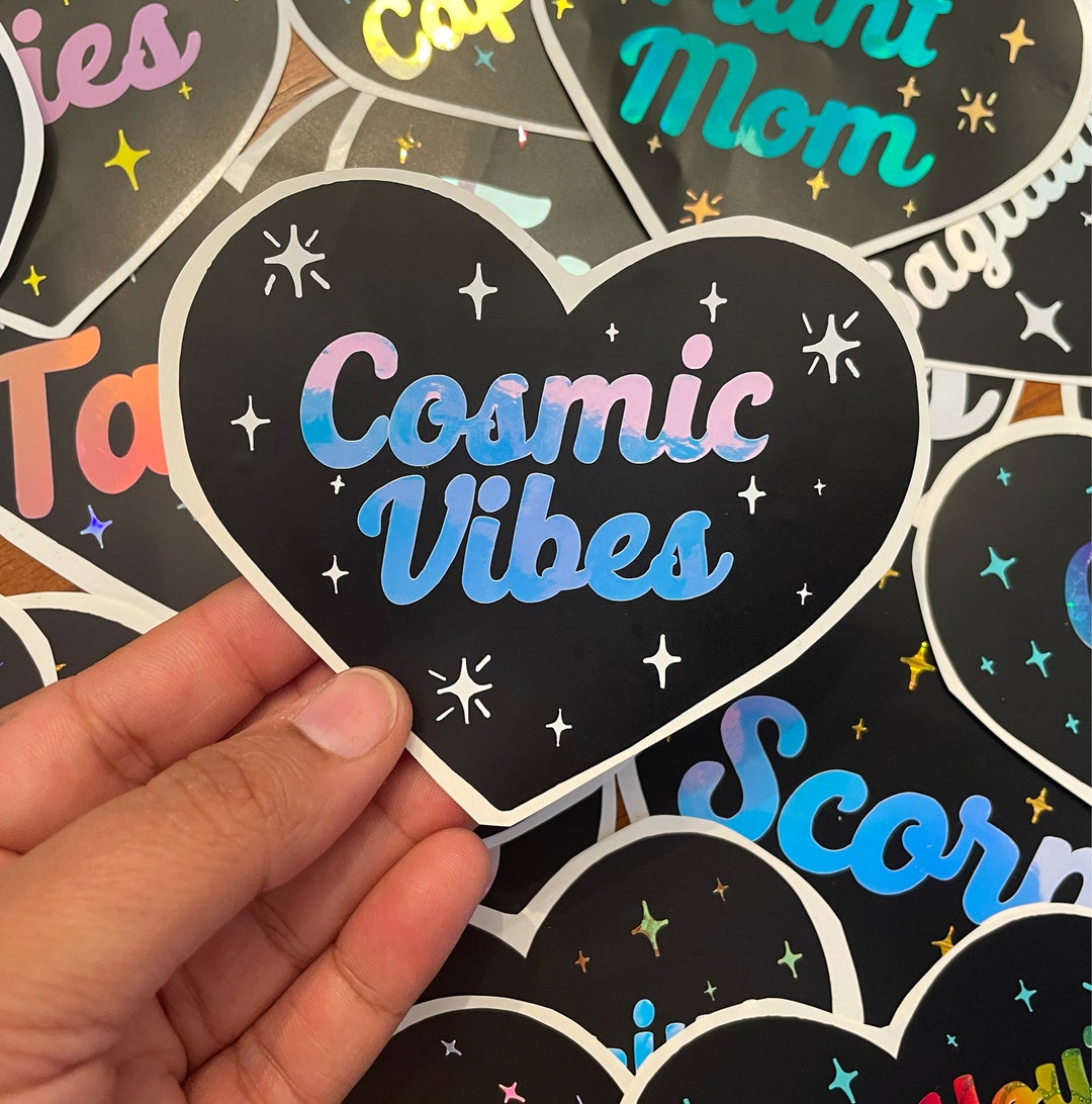 Corazoncito Cosmic Stickers - Car Decal - Decal Sticker - Vinyl Decal ...