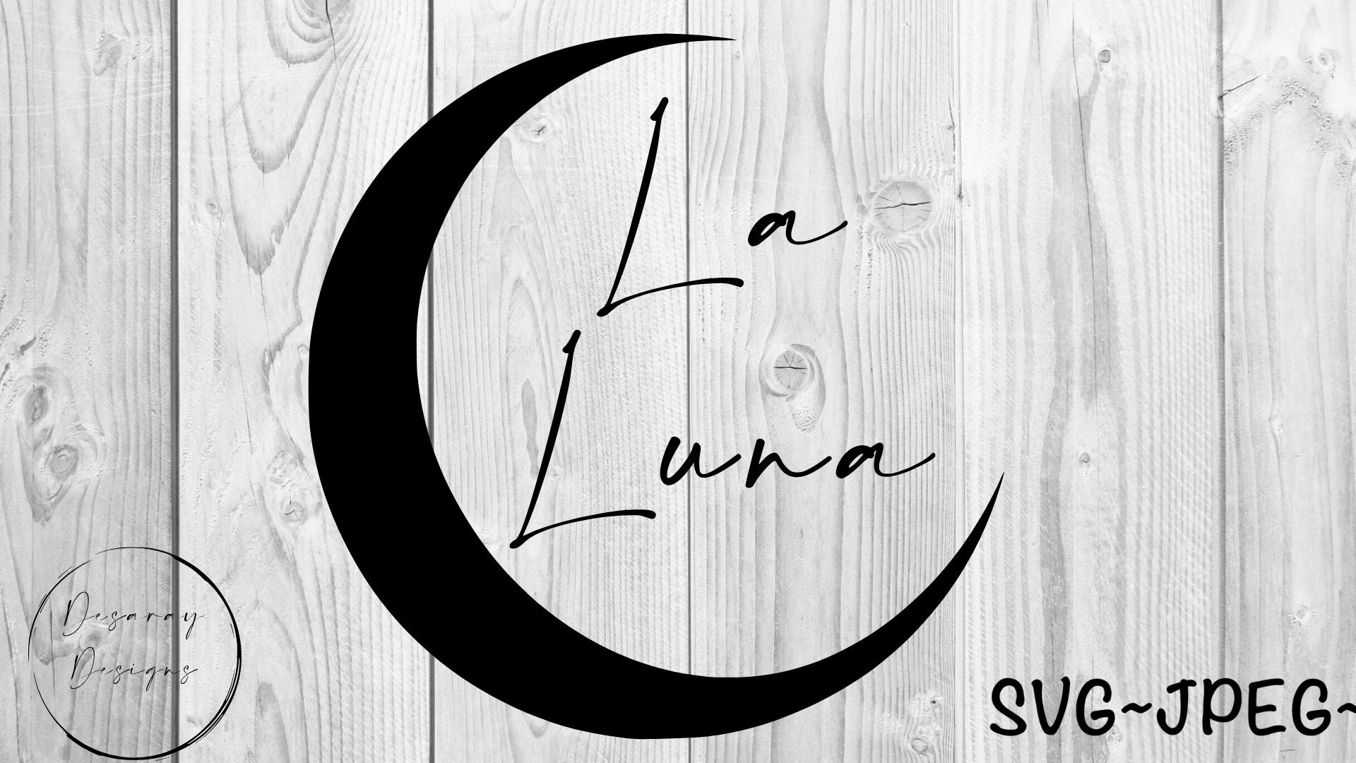 La Luna Moon Svg Moon Svg for Cricut Luna Svg Svg - Etsy Canada