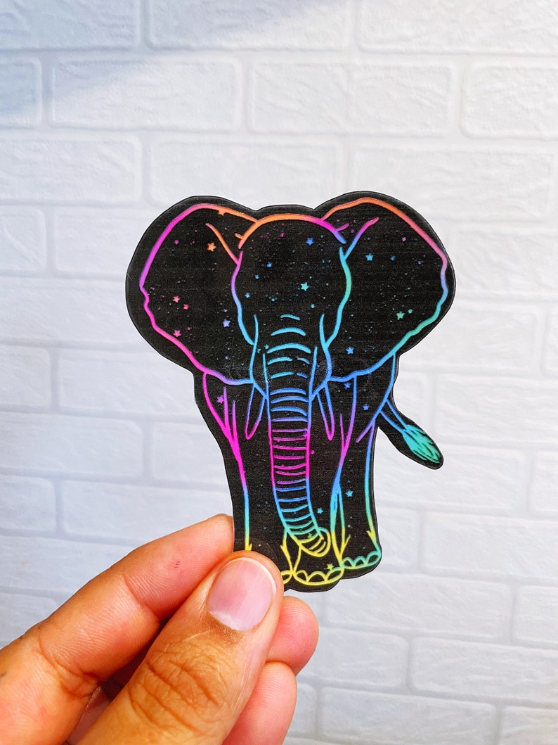 Elephant Stickers - Stickers - Waterproof Stickers - Tropical Stickers ...