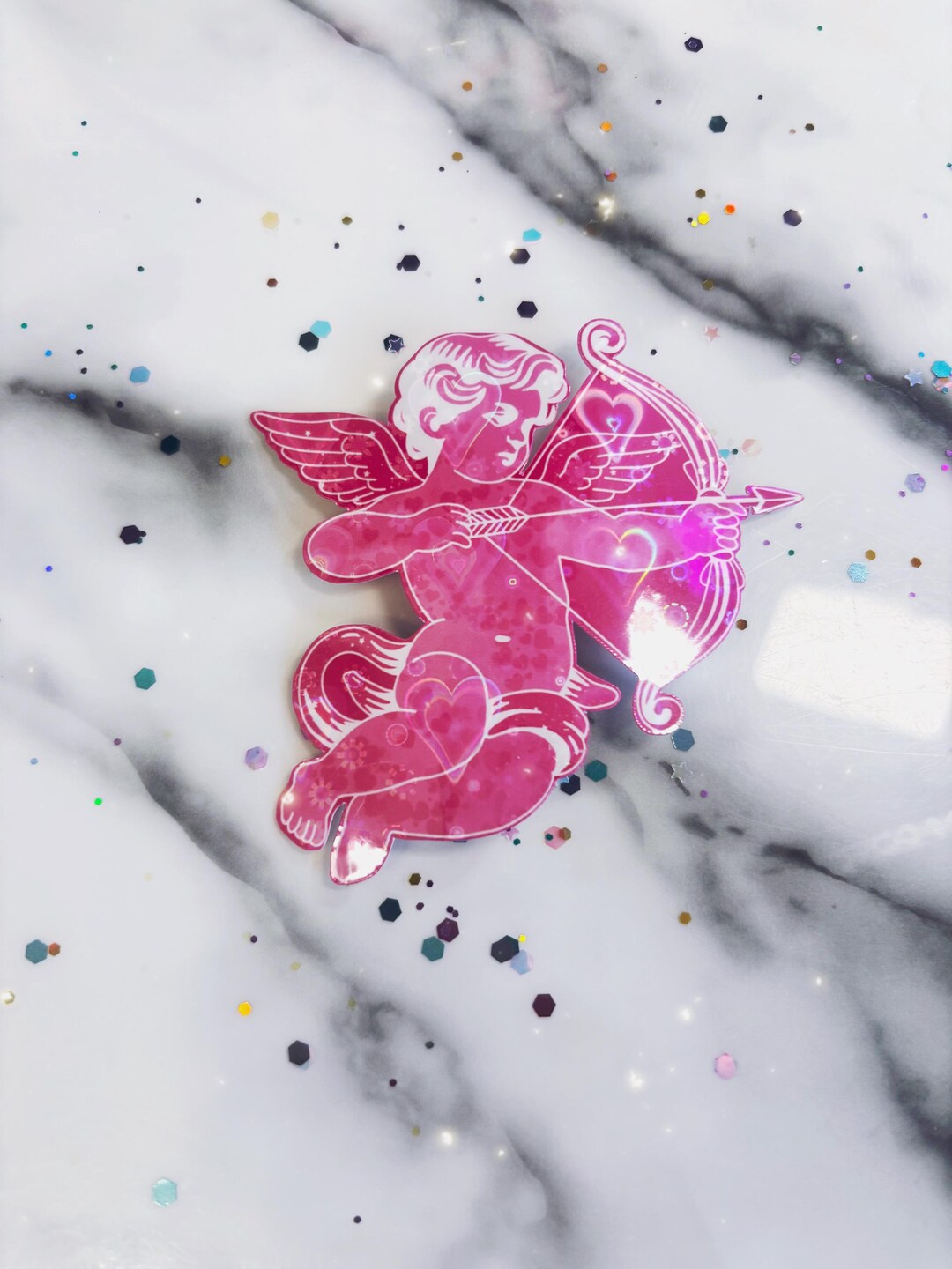 Cupid Sticker - Cherub Sticker – Waterproof Vinyl Decal - Valentine’s ...