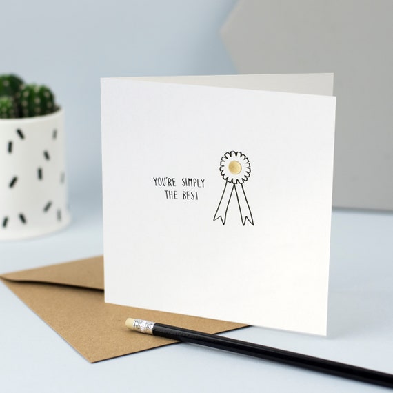 Paper & Party Supplies Paper Thanks Card Thank You Card You Da Best ...