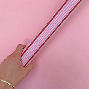 Red and Pink Striped Wrapping Paper - Cute Wrapping Paper, Stripy Gift ...