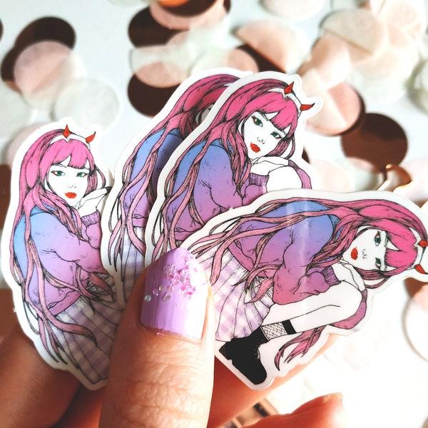 Zero Two Stickers - Etsy