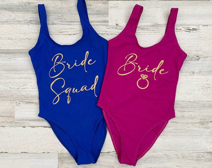 Personalized Bridesmaid Swimsuits for Your Dream Wedding, Bachelorette ...