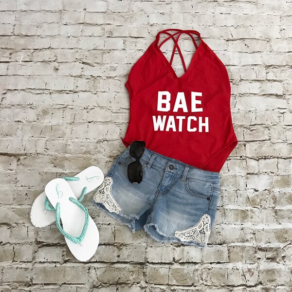 Bae Watch Swimsuit - Etsy