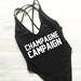 Champagne Swimsuit. Bachelorette Bathing Suit. Bachelorette - Etsy