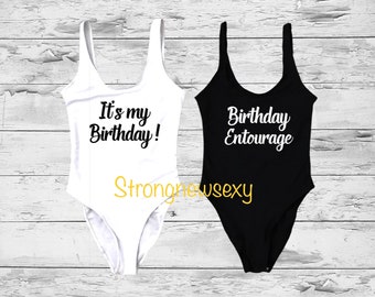 Birthday swimsuit | Etsy