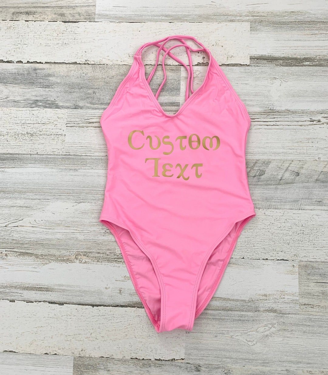 Personalized Swimwear, One Piece Swimsuit, Bachelorette Swimsuits ...