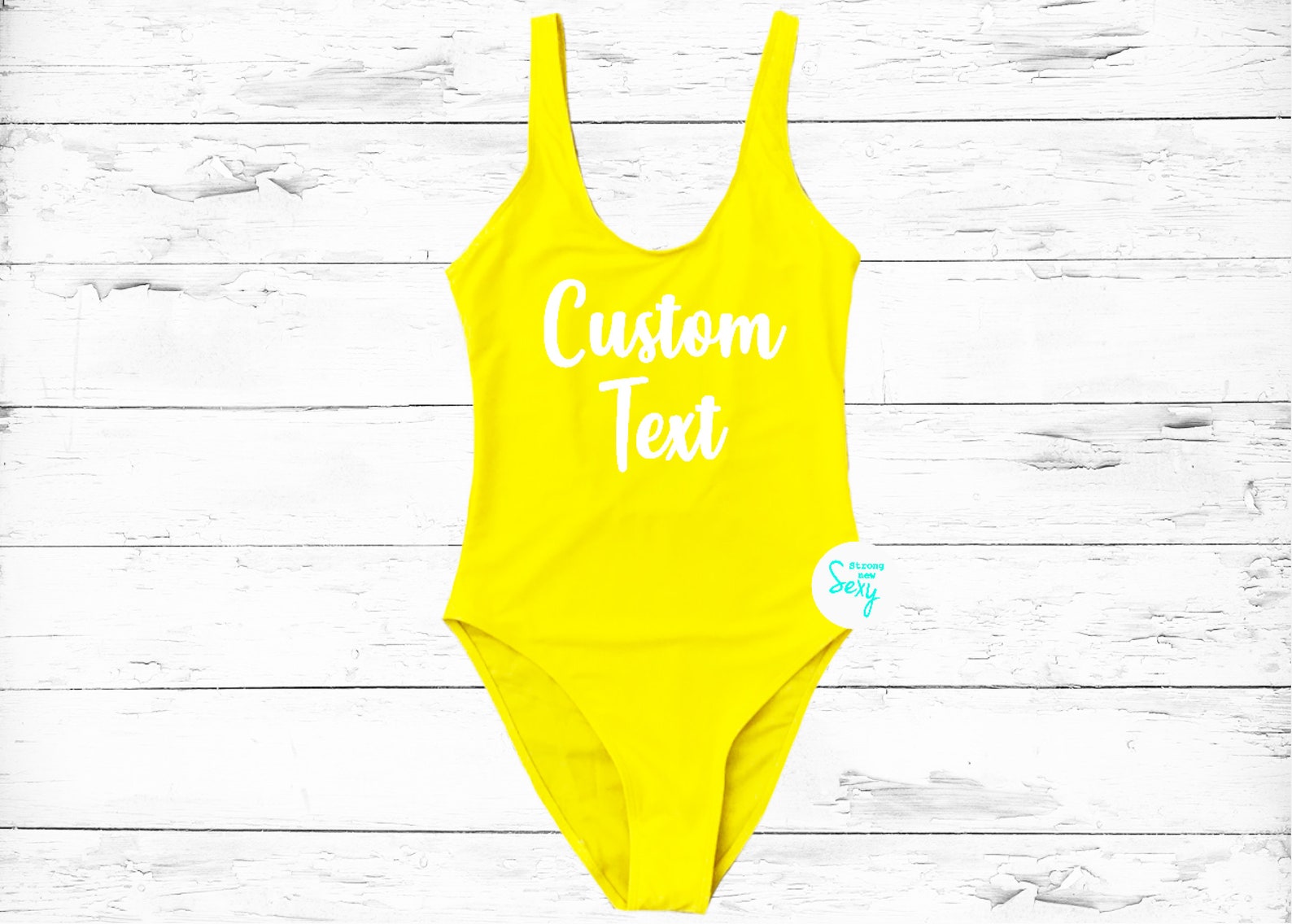 Custom Text Personalized Swimwear. Bachelorette Swimsuit. S. - Etsy