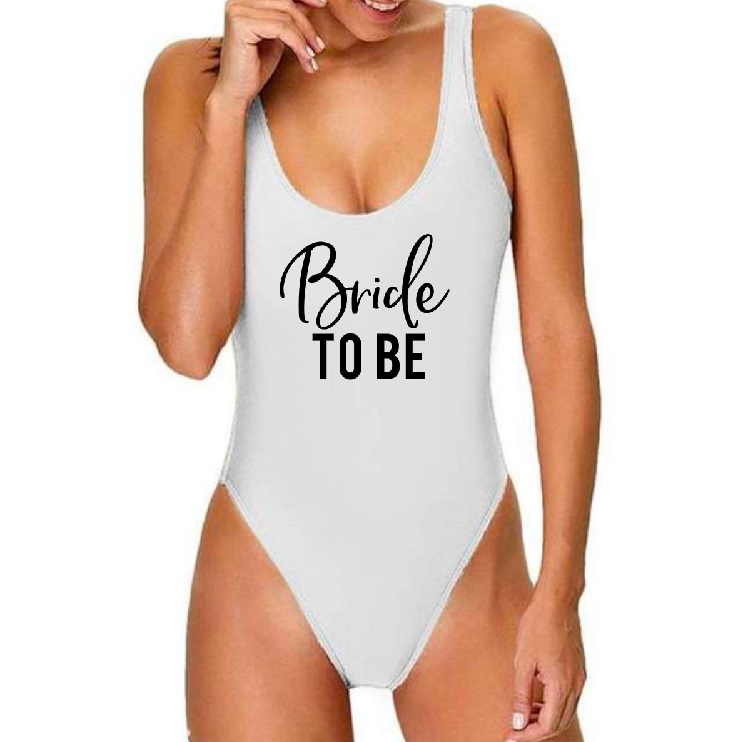 Bride To Be Swim One Piece Swimsuit Bride Bathing Suit Etsy