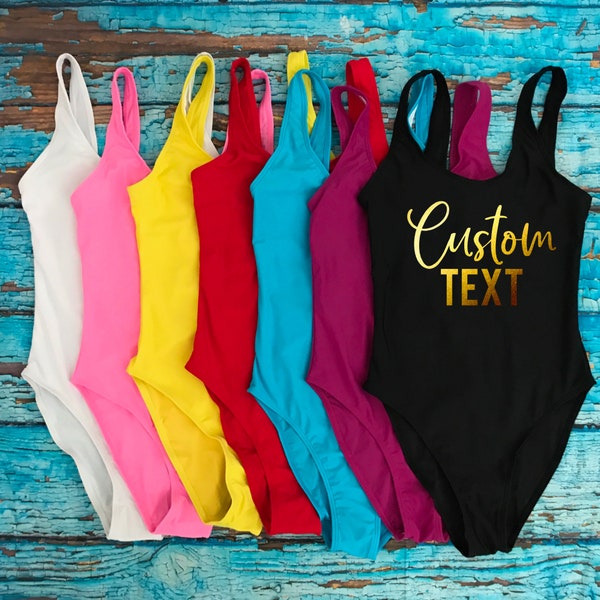 Glitter One Piece Swimsuit Etsy