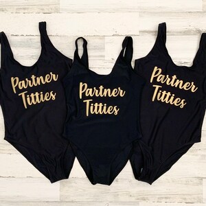 Custom Text Personalized Swimwear. Bachelorette Swimsuit. S. M. L. XL ...