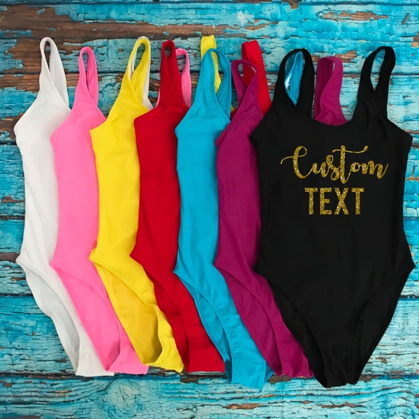 Glitter Bathing Suit - Etsy