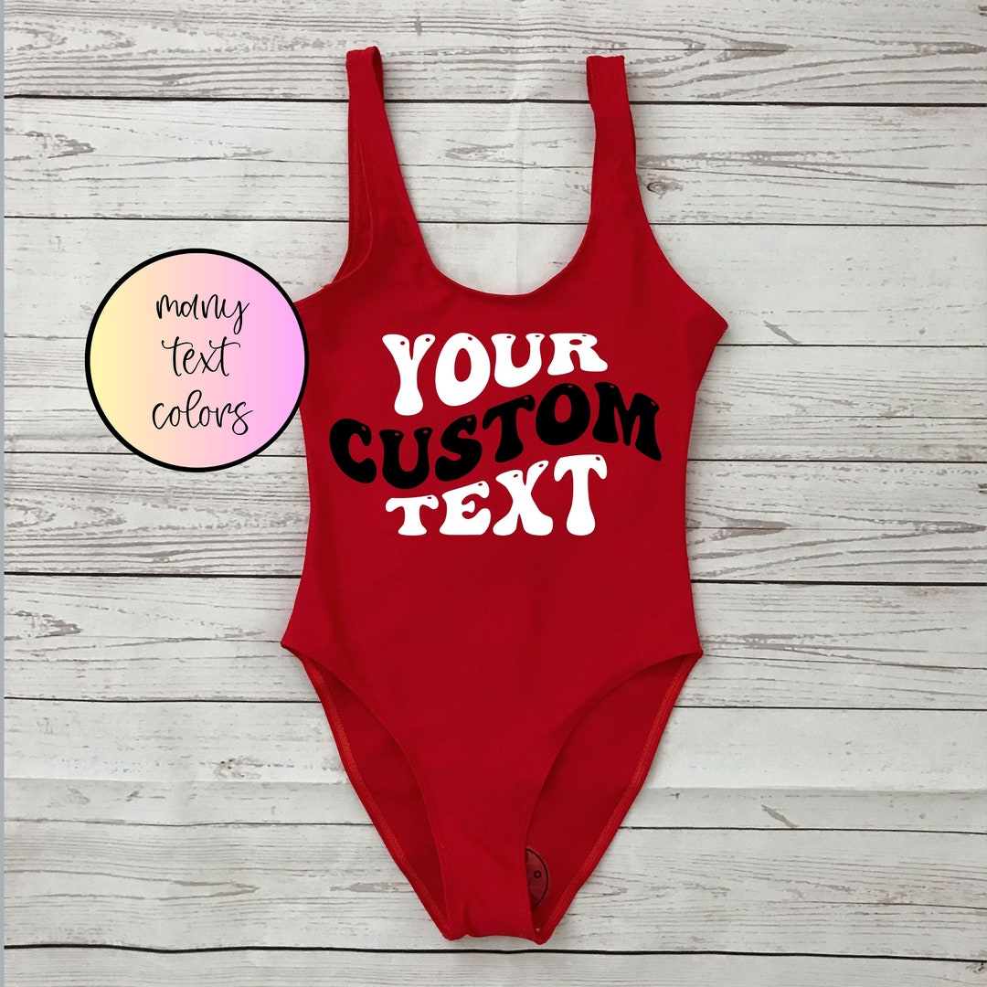 Personalized Swimwear, Bride Swimsuit, Bachelorette Swimsuit, Bride ...