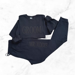 Embossed Bride Tracksuit, Mr and Mrs Sweatshirts, Honeymoon Sweatshirt ...