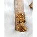3 Vintage Gold Plastic Angel Christmas Floral Picks Figurines 2.75 - Etsy