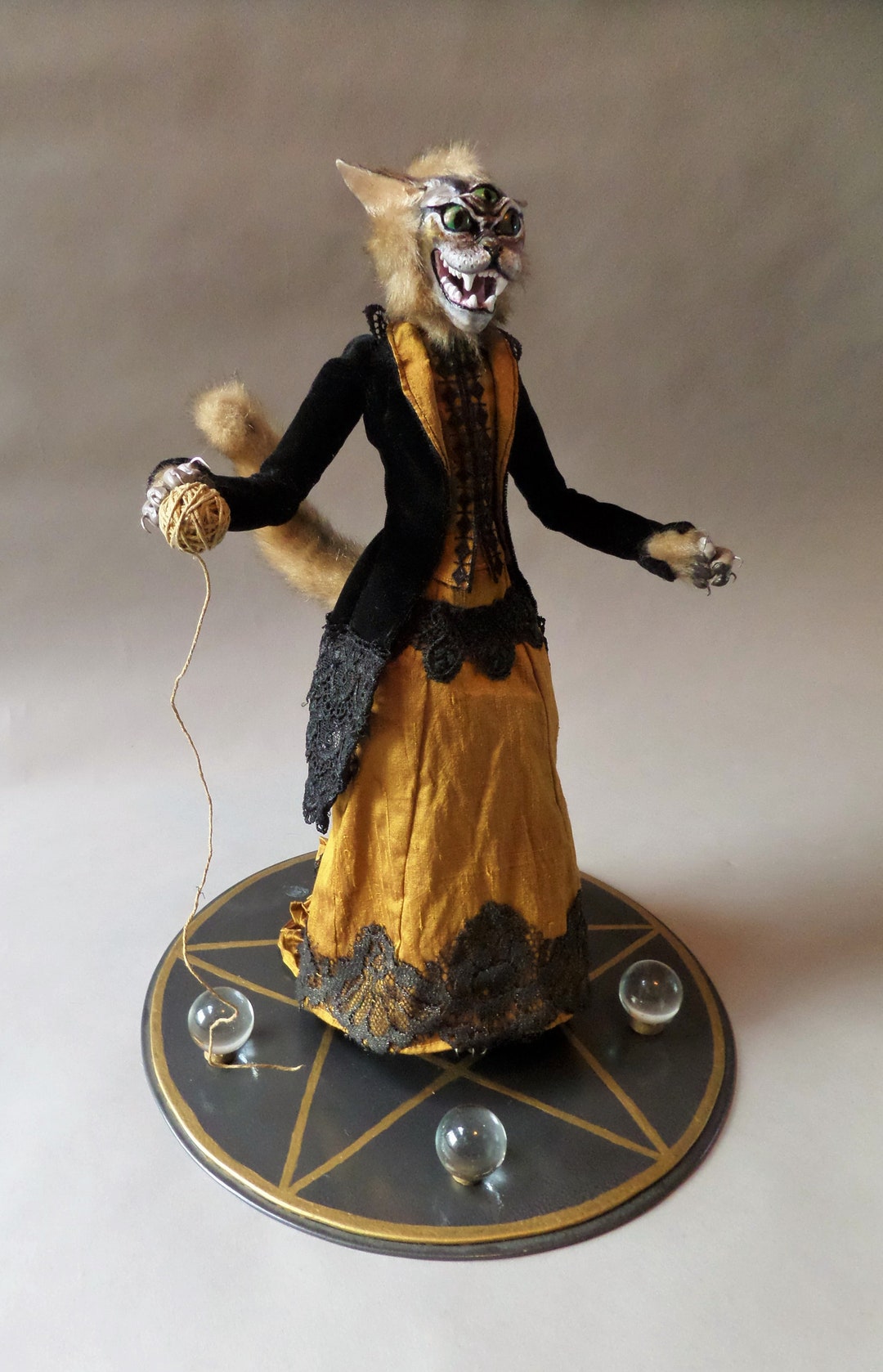 Salegolden Persephone Queen of Cats Cat Sorceress Witch - Etsy