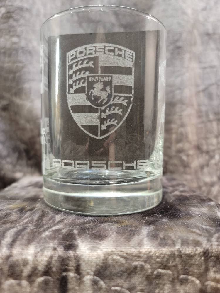 Porsche Boxster Laser Etched Rocks Glass - Etsy