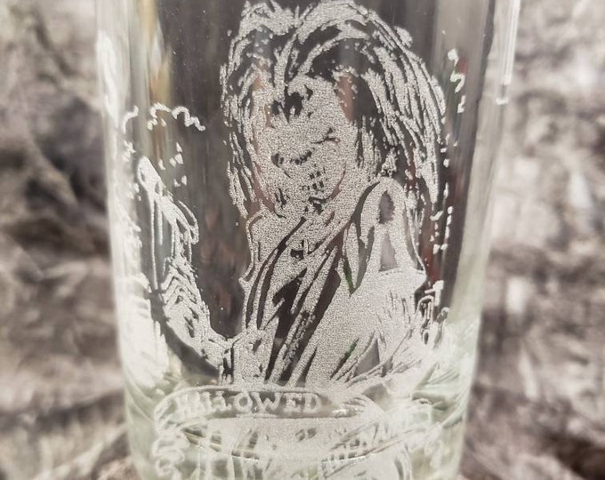 Custom Retro Hot Rod Etched Pint Glass, Personalized Interstate Highway ...