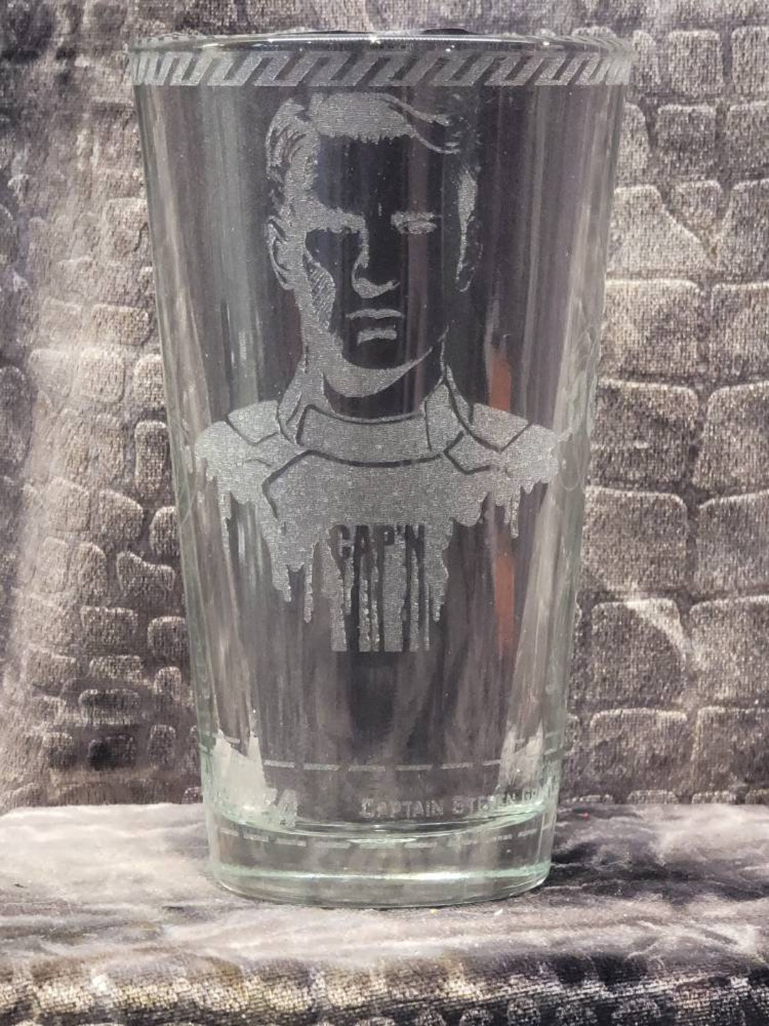 Avengers Steve Rogers / Captain America Laser Etched Pint Glass - Etsy