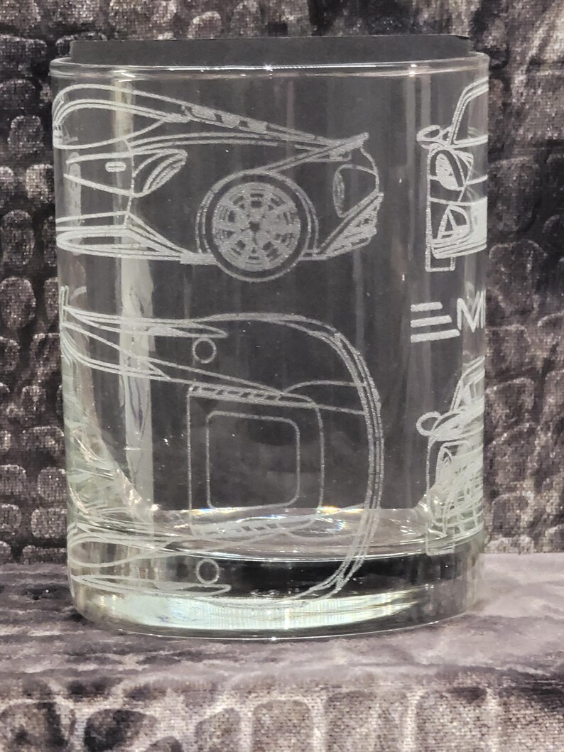 Lotus Emira With Lotus Logo - Laser Etched Rocks Glass - Etsy