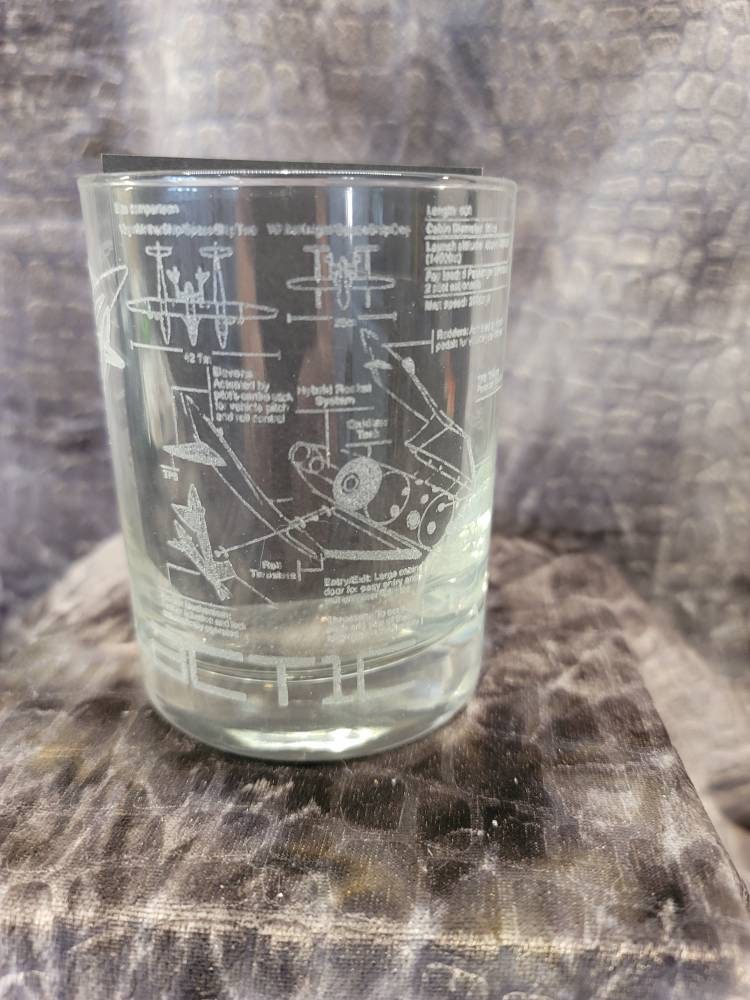 Virgin Galactic Laser Etched Rocks Glass - Etsy