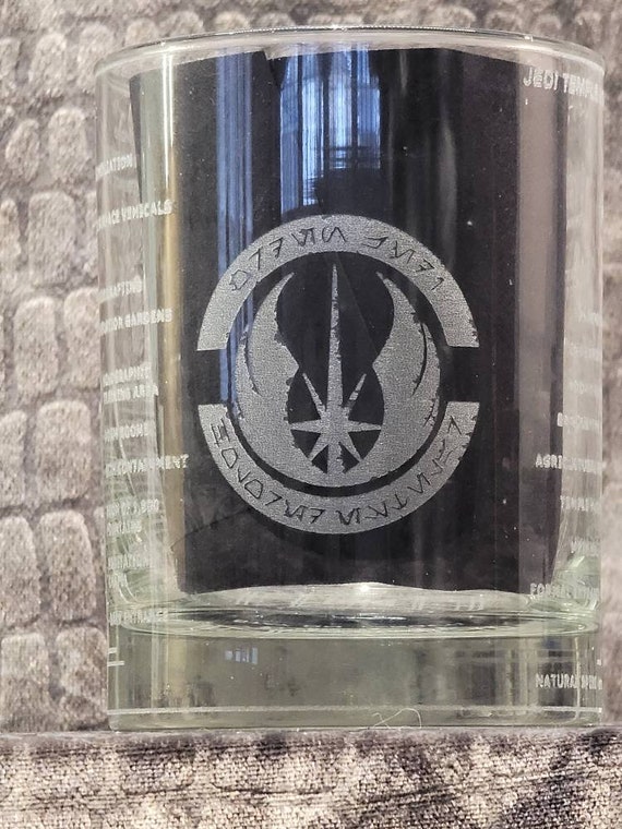 Star Wars Jedi Order and Jedi Temple Laser Etched Rocks | Etsy