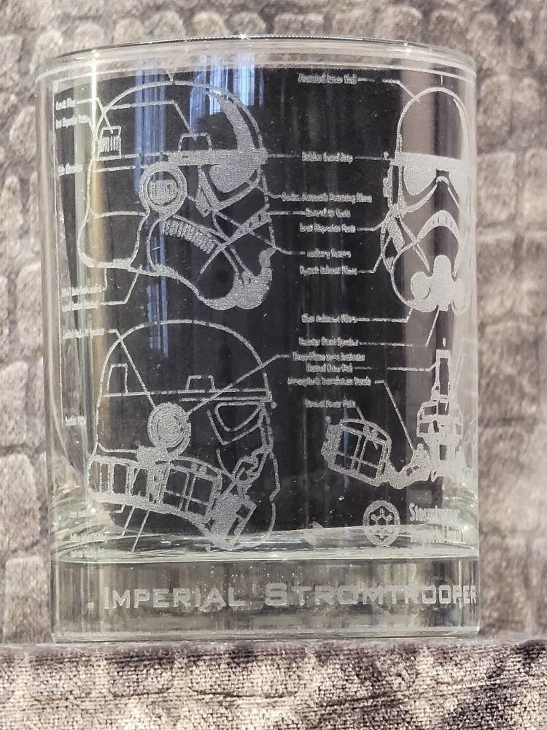 Star Wars - Imperial Stormtroopers - Laser Etched Rocks Glass - Etsy