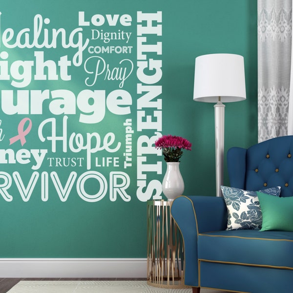 Cancer Word Art - Etsy