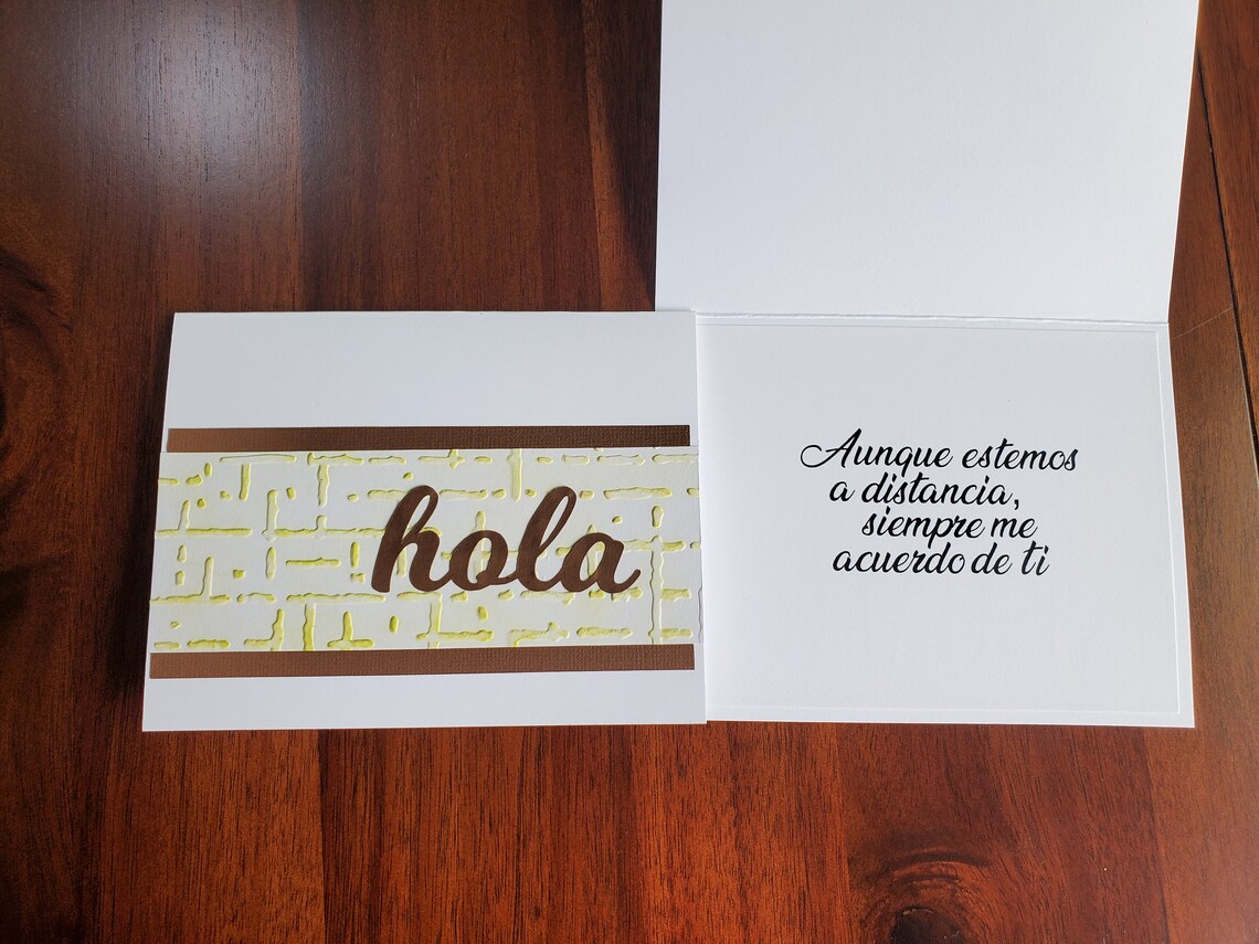 Spanish Handmade Greeting Card Set. 4 Assorted Handmade Cards. - Etsy