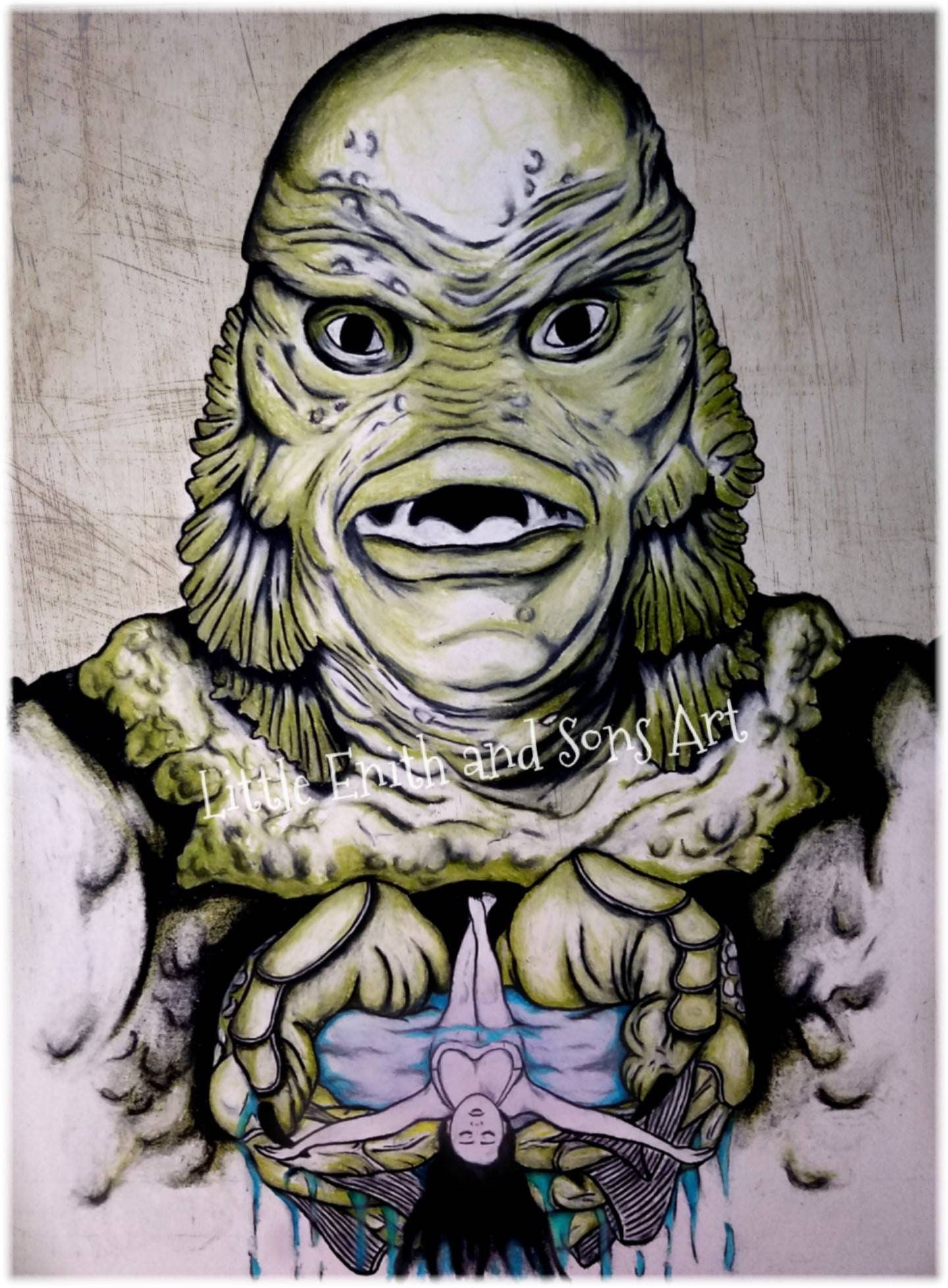 Scary Fantasy Creatures Drawings