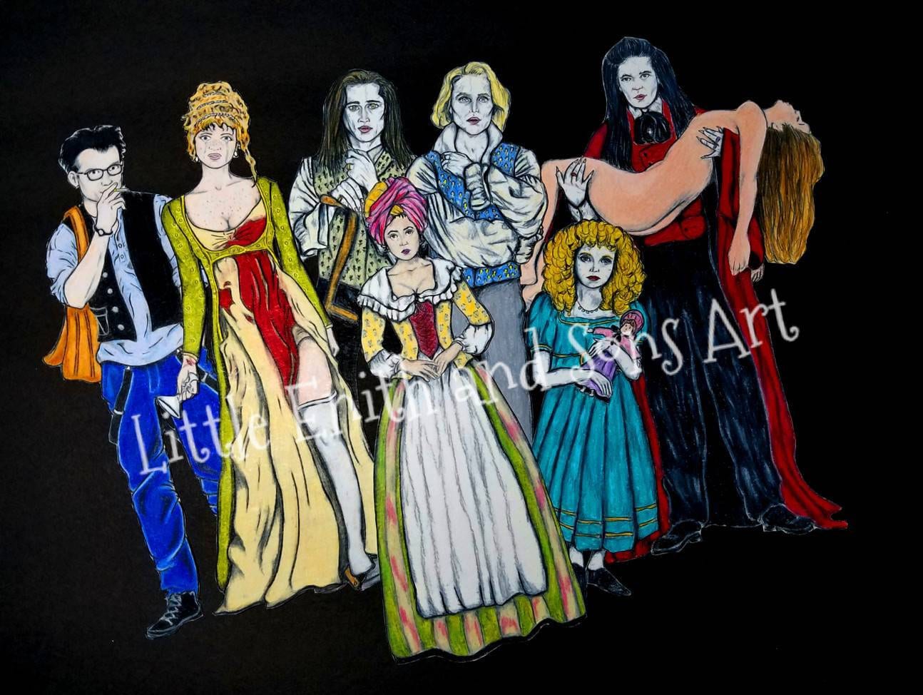 Interview With The Vampire Paper Dolls Movie Lover Vampire | Etsy