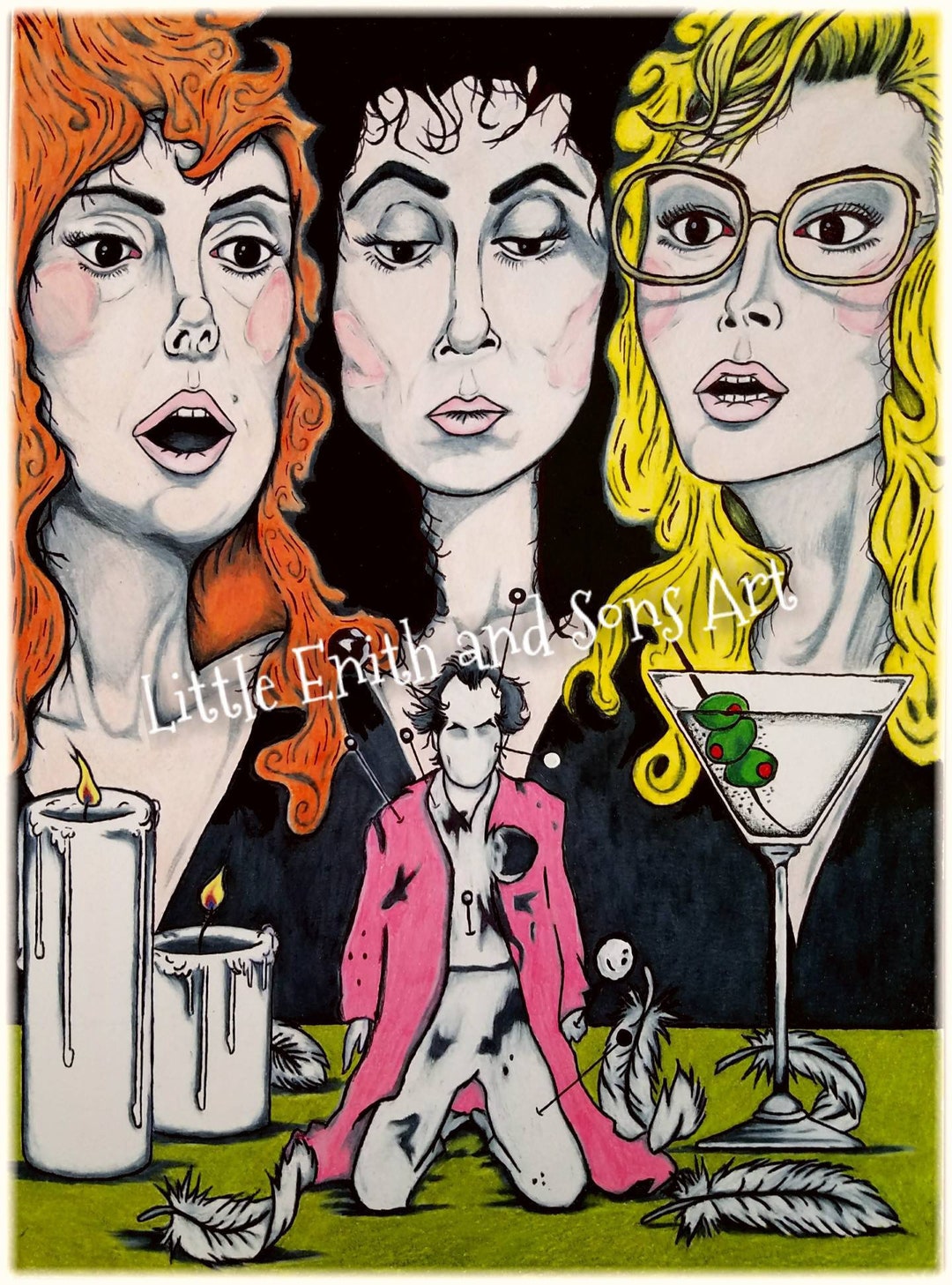 The Witches of Eastwick Movie Character Art Print Alexandra Medford ...