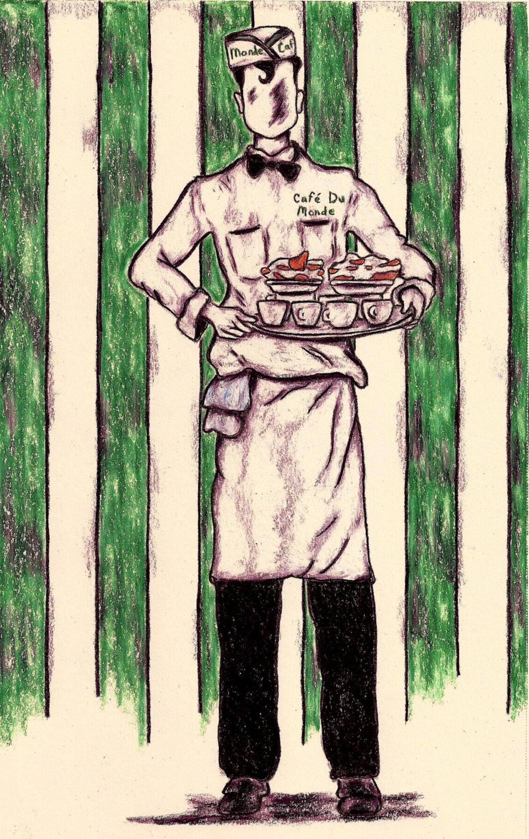 WHO WANTS BEIGNETS? - New Orleans Art Prints, Magnets and Stickers ...