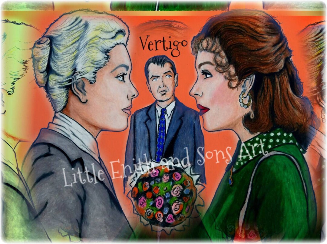 Vertigo - Movie Art Print, Magnets and Stickers - Etsy